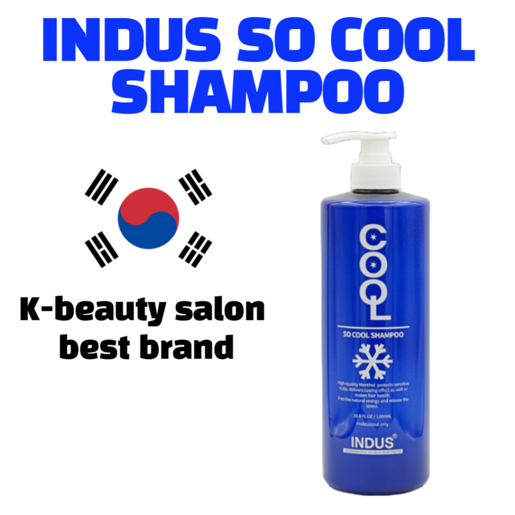 INDUS so cool shampoo 1000ml, 1EA, COOLING, MENTHOLE, HAIR LOSS ...