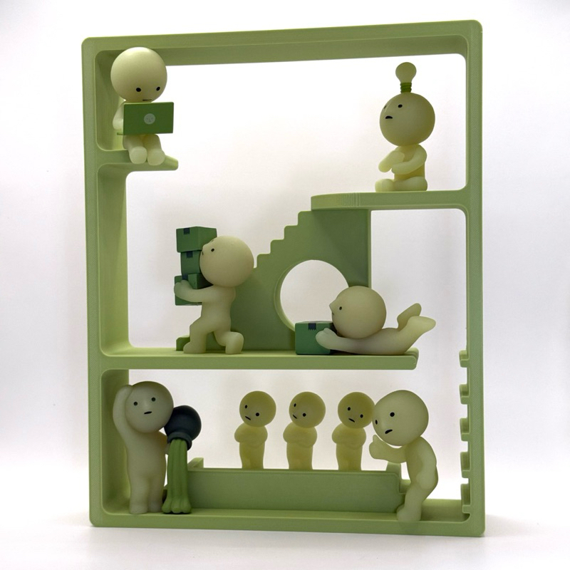 Smiski House Display Shelf Desk Organizer Ideas (Block Version ...