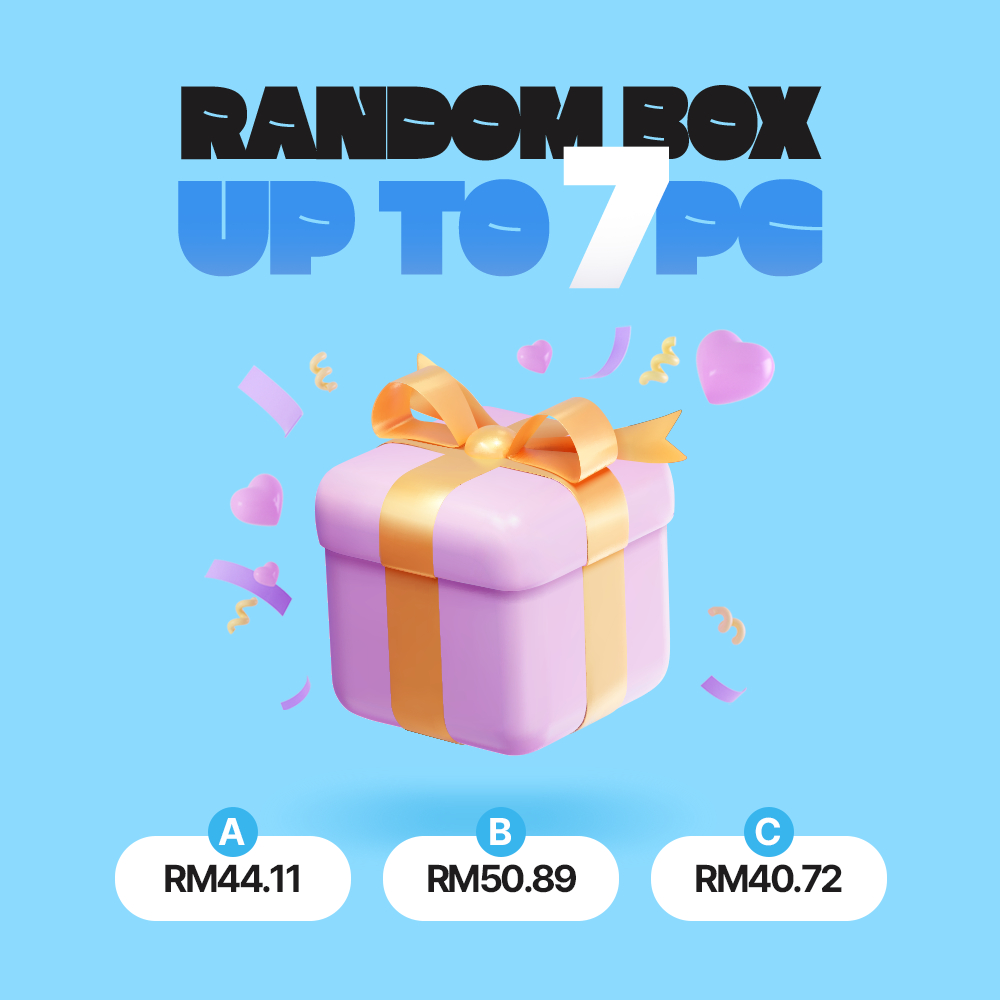 [REAL BARRIER] Random Box with Purchase (Up to 7-pc) | Shopee Malaysia