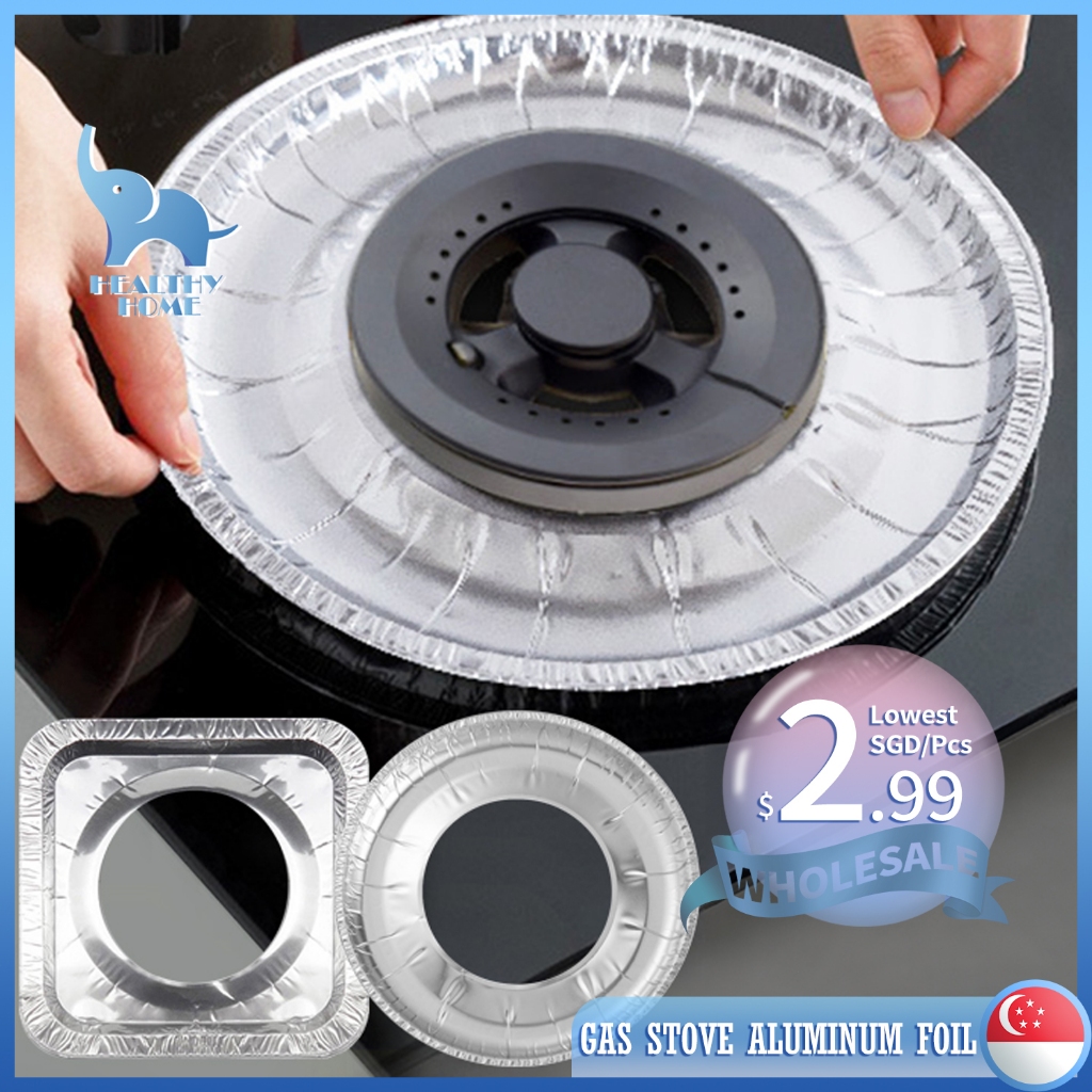 SG 10Pcs Gas Stove Sticker Oil-proof Pad High-temperature Gas Stove ...