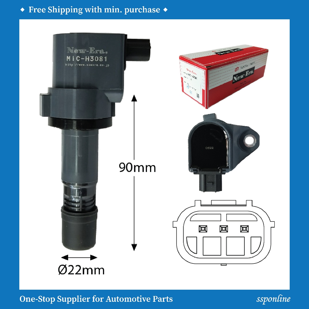 New Era Ignition Coil 30520-R1A-A01 - Honda Civic FC5 , FB1 | Shopee ...