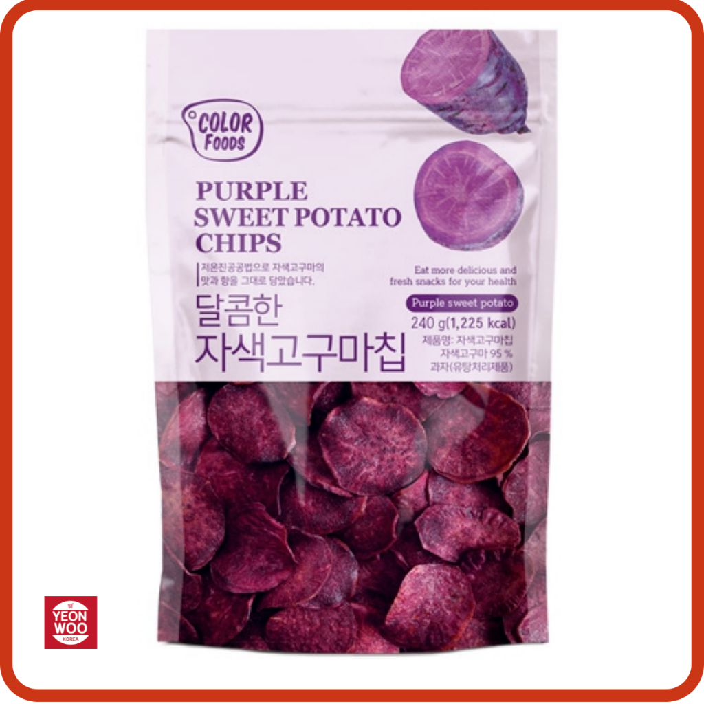 purple sweet potato chips 240g from korea | Shopee Malaysia