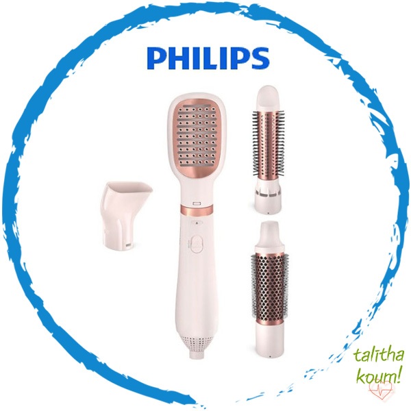 [Philips] 4IN1 Air Styler Straightening Comb Brush Wave Curl Iron 30mm ...