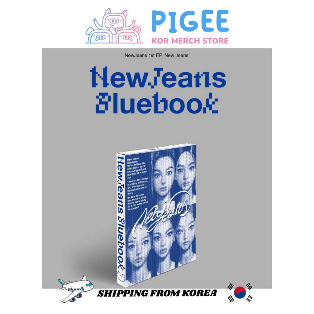 NEWJEANS - 1ST EP [ NEW JEANS ] Bluebook Ver. | Shopee Malaysia