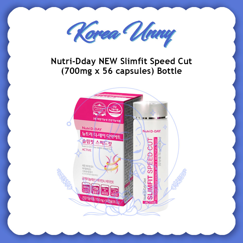 Nutri-Dday NEW Slimfit Speed Cut 700mg x 56 capsules (Bottle) | Shopee ...