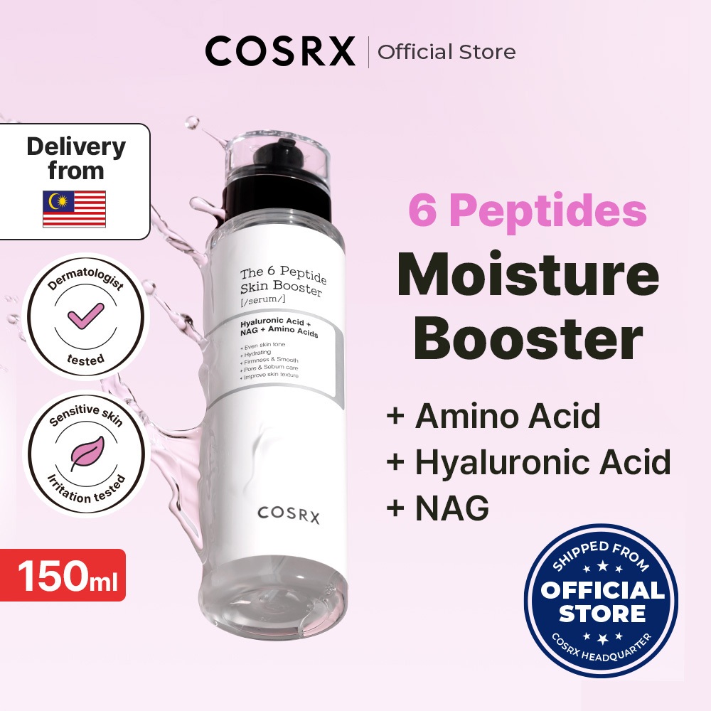 [COSRX OFFICIAL] The 6 Peptide Skin Booster Serum 150ML_Multi Skin ...