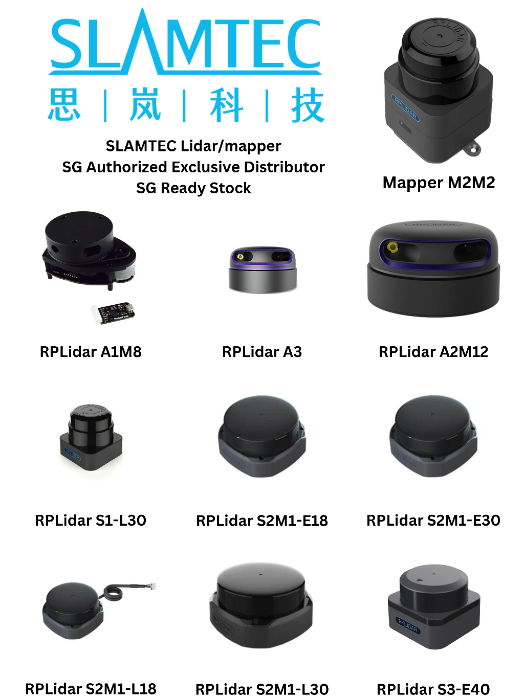 SLAMTEC LIDAR A1M8 360 Degree Laser Scanner Development Kit Robotic ...