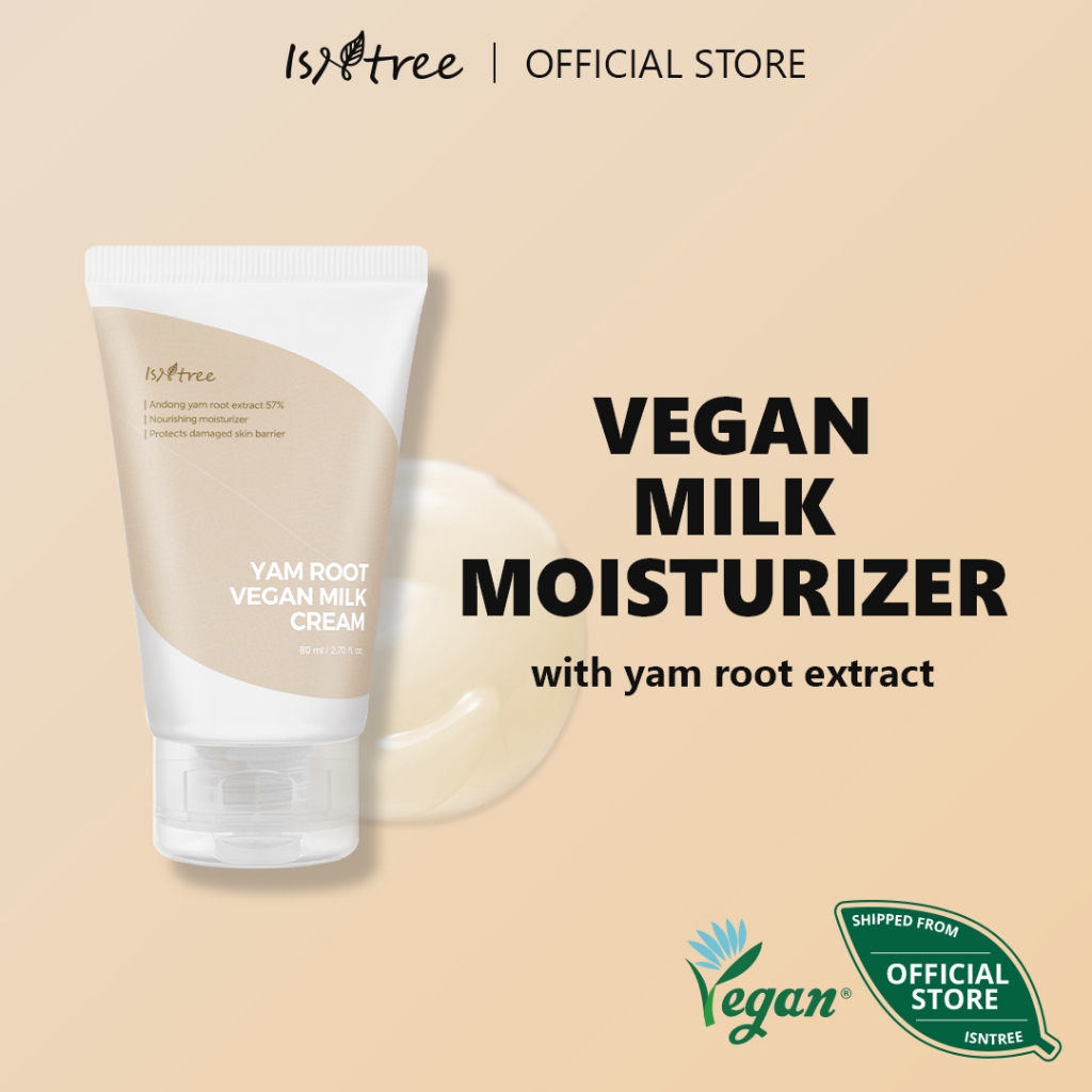 Isntree Yam Root Vegan Milk Cream 80ml | Shopee Malaysia