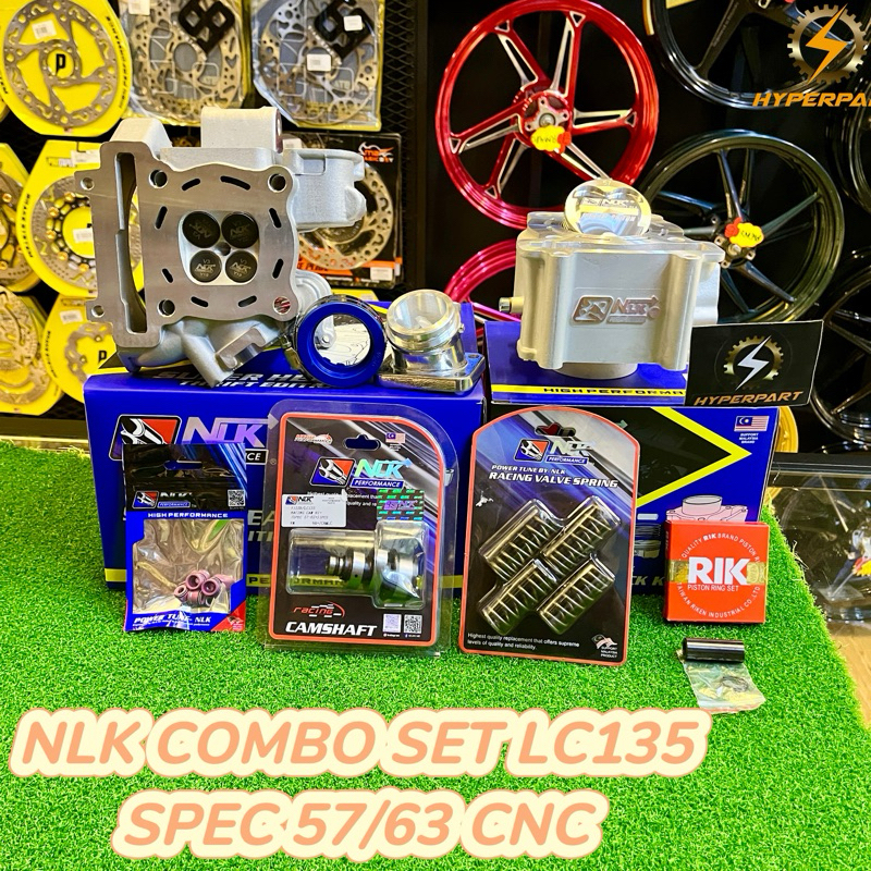 BAJET V2 CNC SPEC 57,63, NLK PERFORMANCE COMBO SET SUPERHEAD LC CNC LC135 NLK BLOCK CERAMIC ...