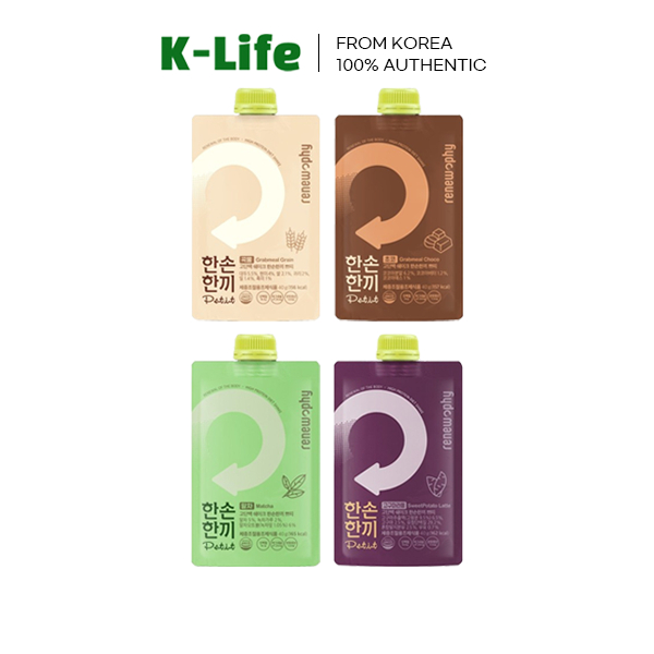 Renewphy｜One-Handed Meal Replacement Protein Shake Pouch 60g｜Grain / Chocolate / Matcha / Sweet ...