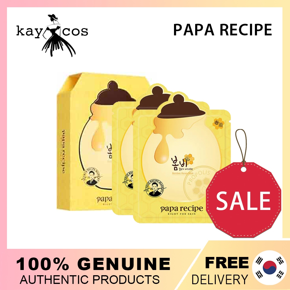 PAPA RECIPE Bombee Honey Mask 25ml (10 Sheets/ Box) | Shopee Malaysia