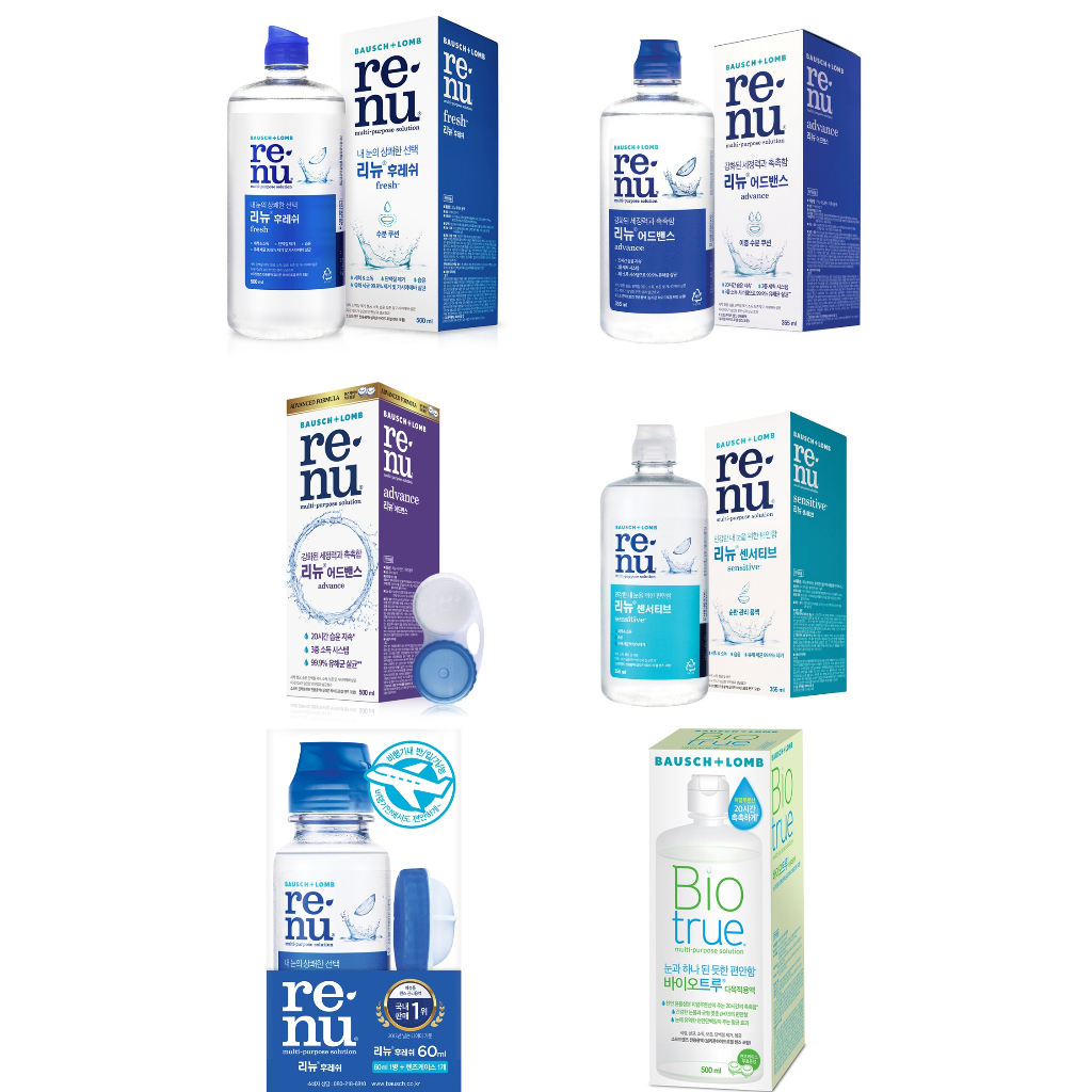 [Bausch + Lomb] Renu Contact Lens Care Solution / Fresh / Advance ...