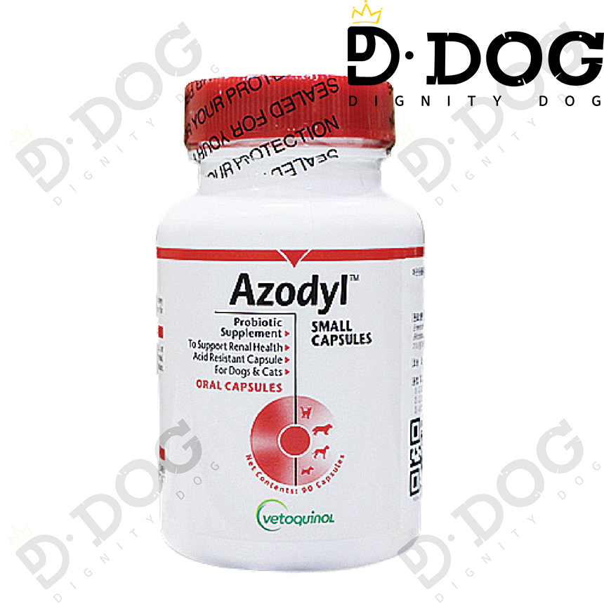 VETOQUINOL 】 아조딜 90 Capcules Azodyl Dog Kidney disease Nutrition Renal ...