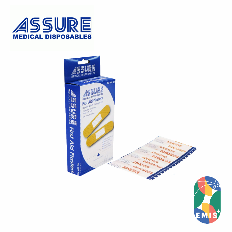 ASSURE - First Aid Plaster (100 Pc/Box) | Shopee Malaysia