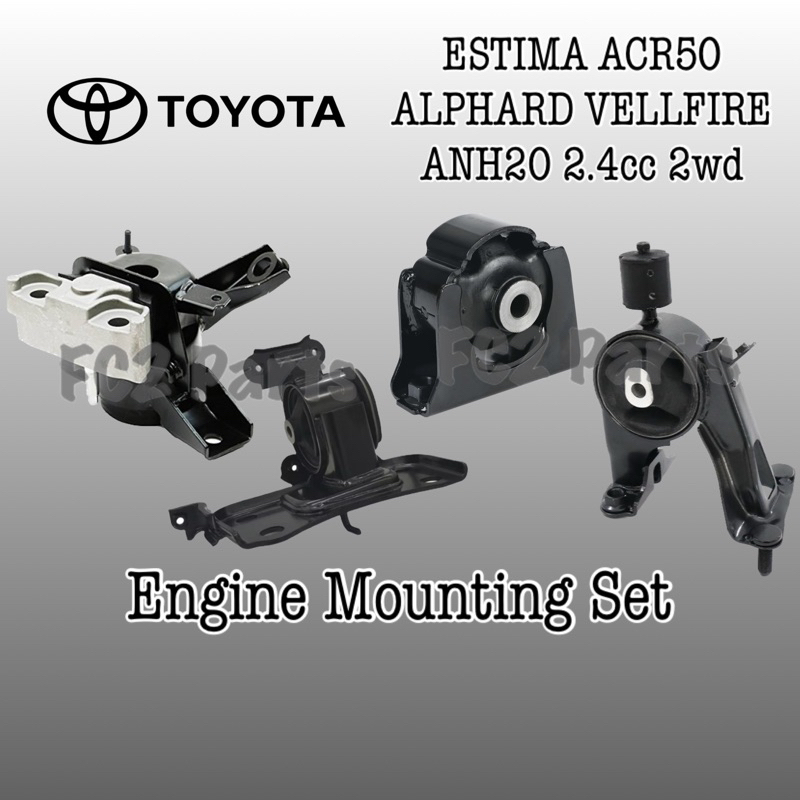 OEM Thailand 1car 4pcs Toyota Estima ACR50 Alphard Vellfire ANH20 2.4cc ...