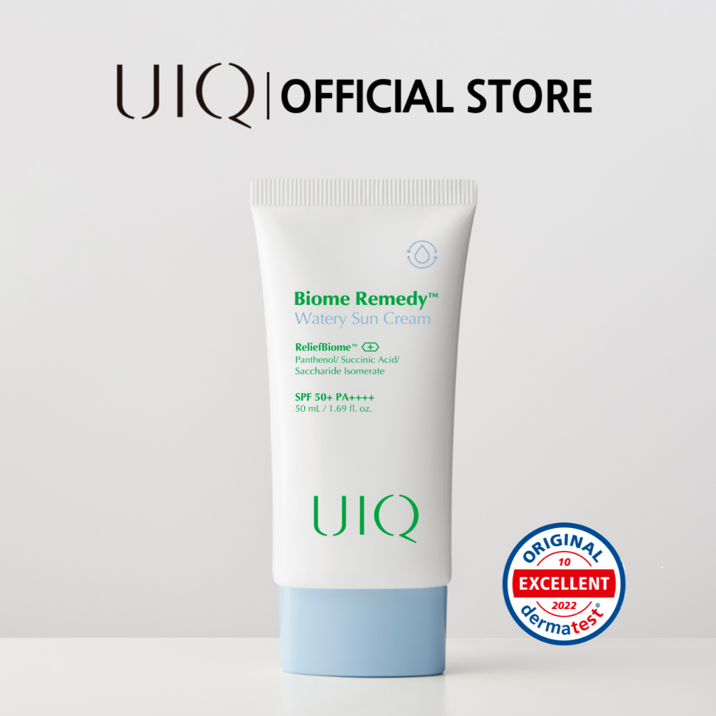 [UIQ OFFICIAL] UIQ Biome Remedy™ Watery Sunscreen 50ml, SPF 50+ PA+++, Moisturzing Sunscreen ...