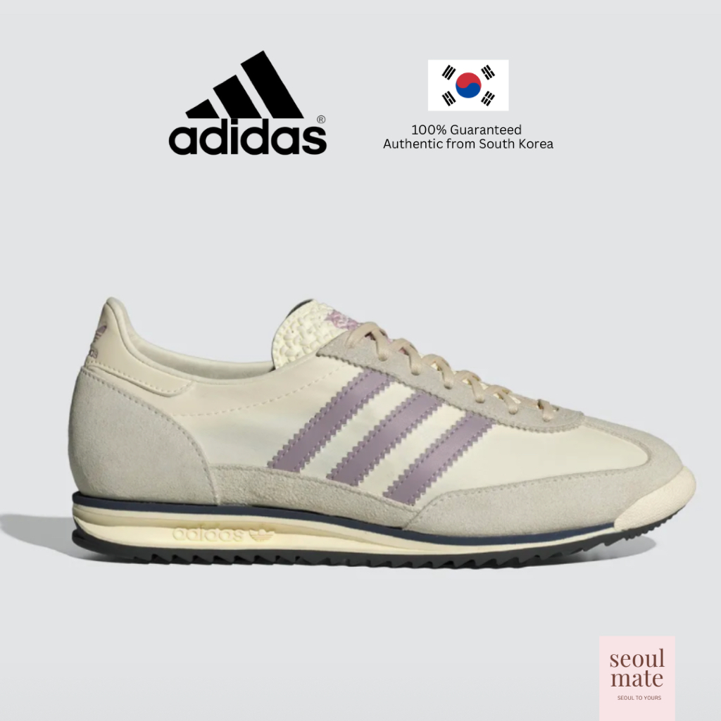 [ from South Korea ] ADIDAS SL 72 Cream Purple Sneakers | Shopee Malaysia
