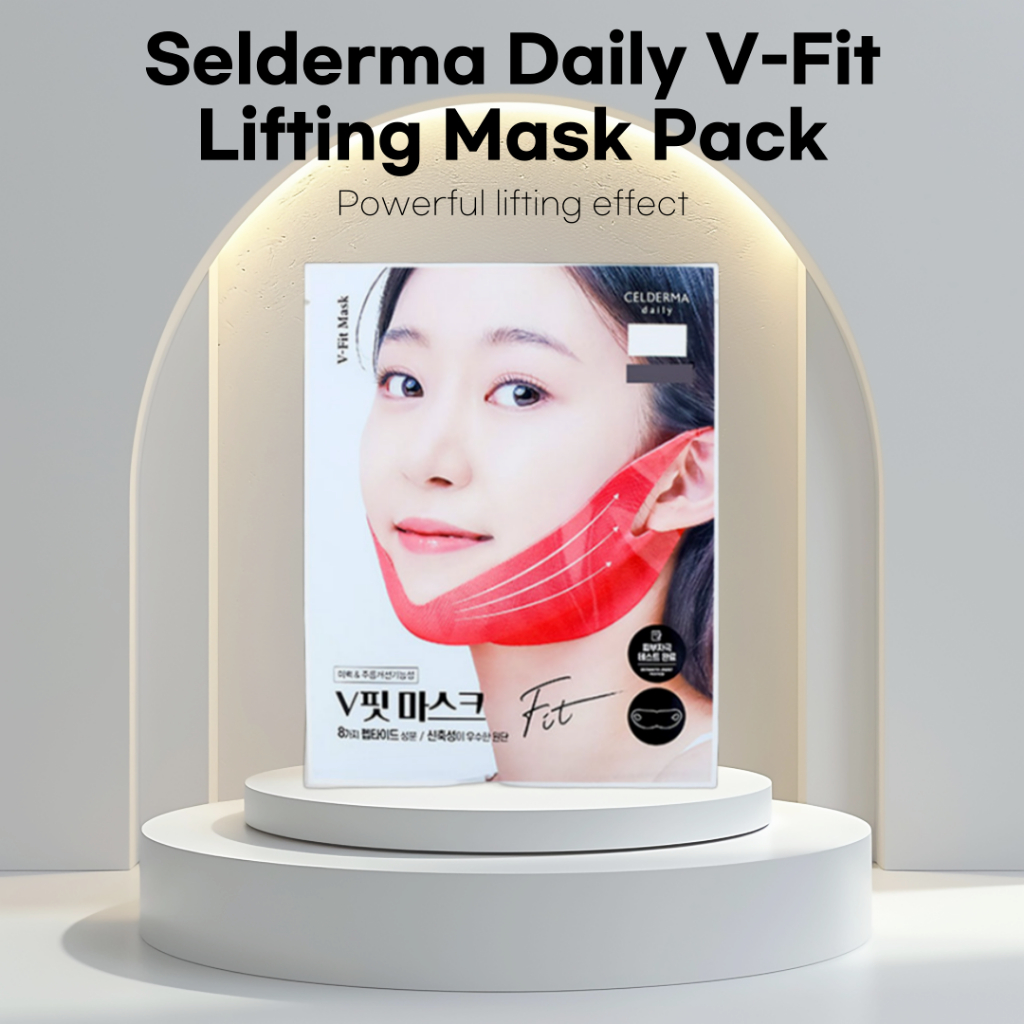 Celderma Daily V-Fit Mask pack - Korea lifting Pack - Face Fit mask ...