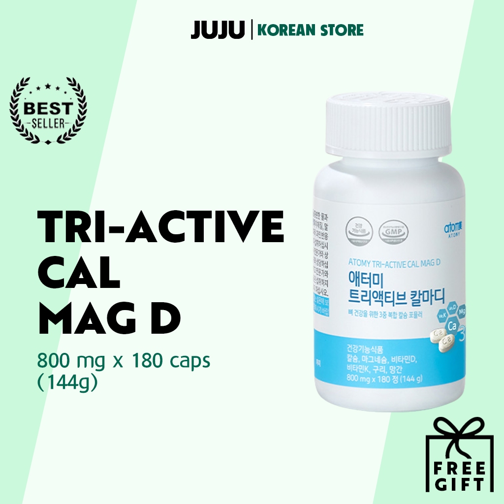 Atomy / Tri-Active Cal Mag D 800mg x 180 Tablets | Shopee Malaysia