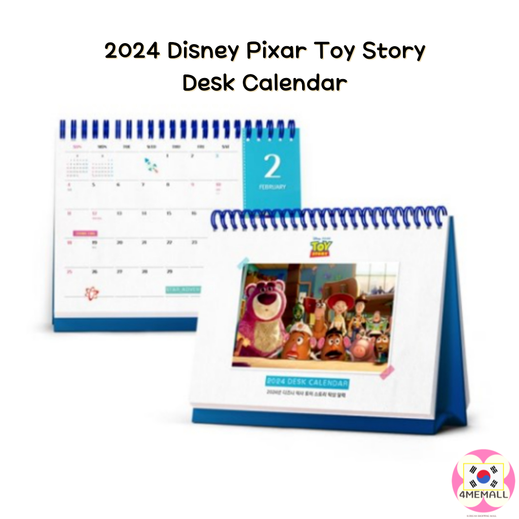 2024 Disney Pixar Toy Story Desk Calendar Korean Style gift | Shopee ...