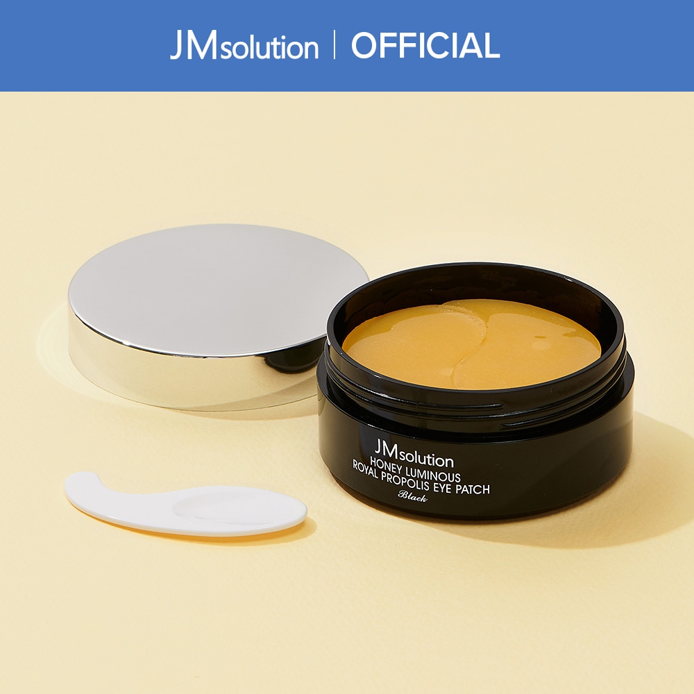 [JMSOLUTION] HONEY LUMINOUS ROYAL PROPOLIS EYE PATCH BLACK (90g ...
