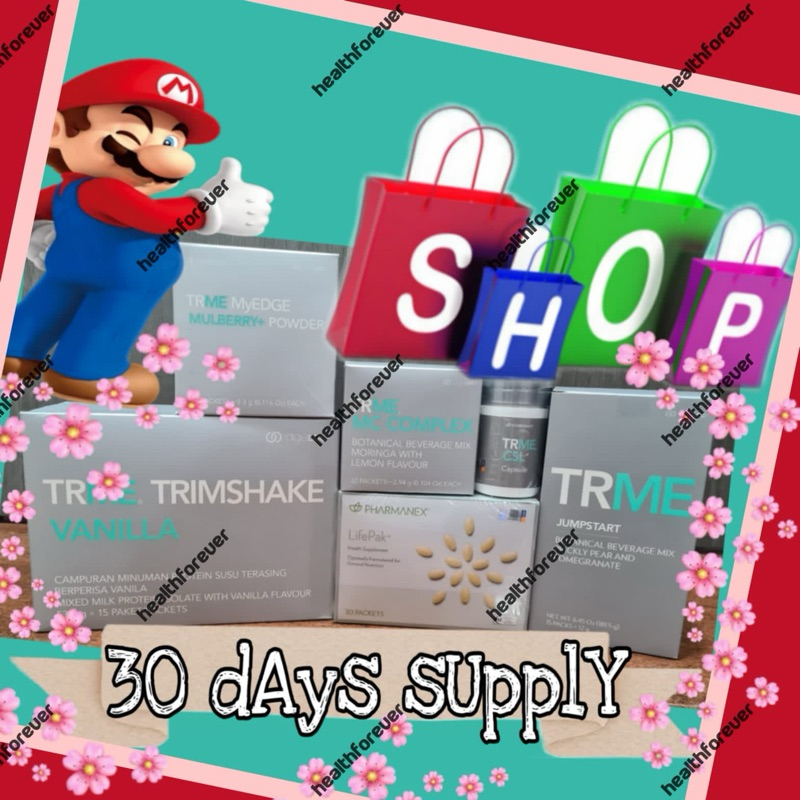 nuskin ageloc tr90/trme 30 days supply(free 1 box trimshake) | Shopee Malaysia