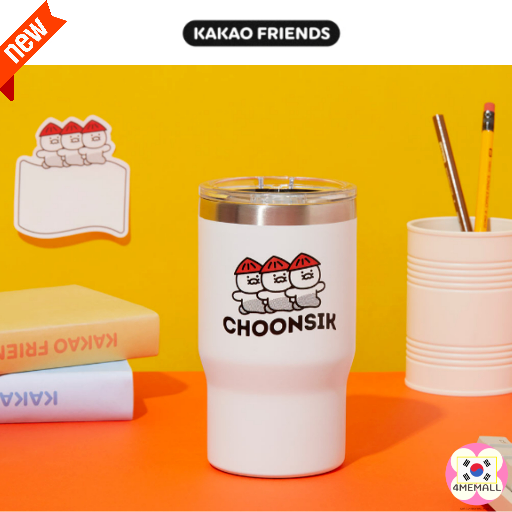 Kakao Friends Choonsik Dorak Tumbler Choonsik 420ml Water Bottle Drink ...