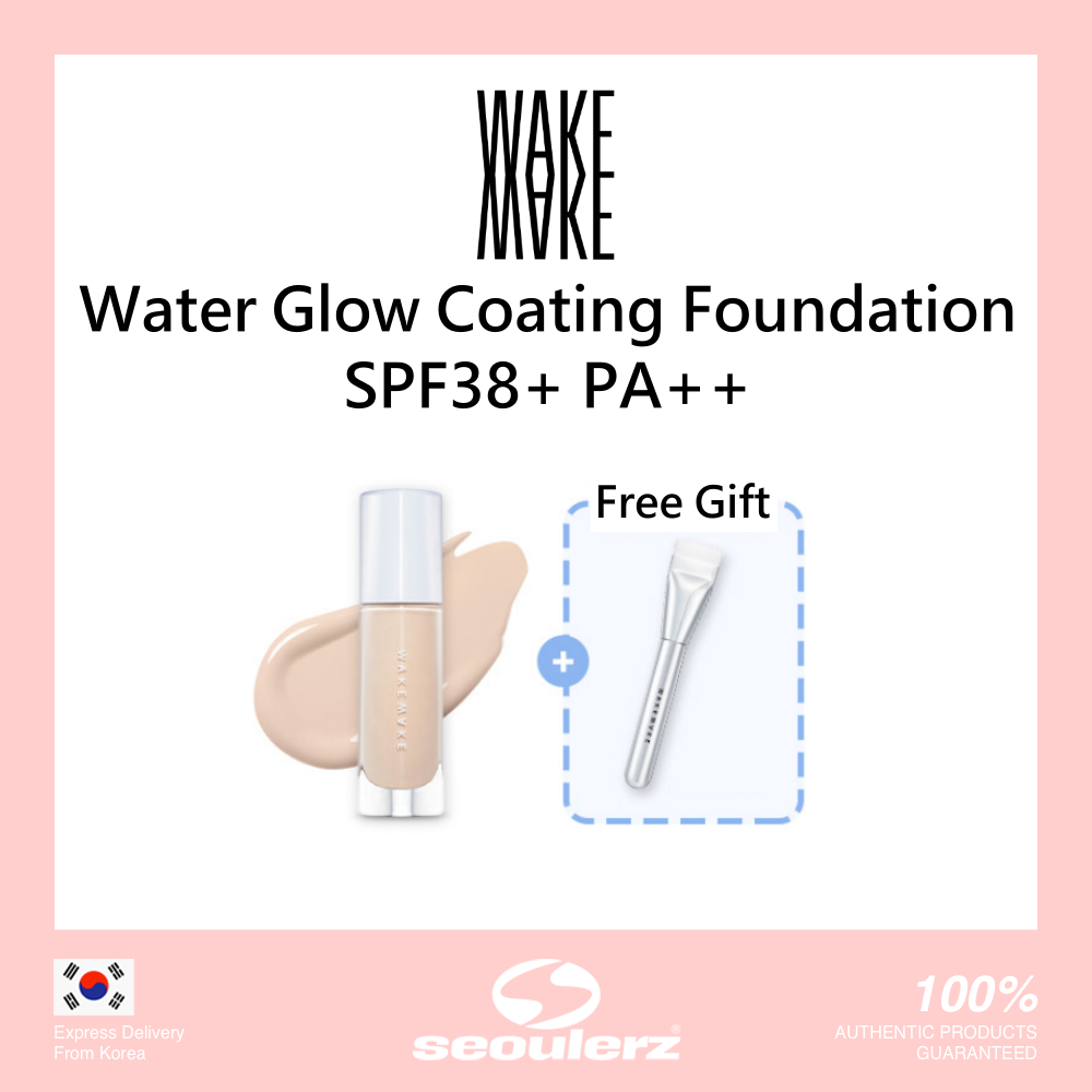[WAKEMAKE] Water Glow Coating Foundation SPF38+ PA++ 30ml 4 Colors ...