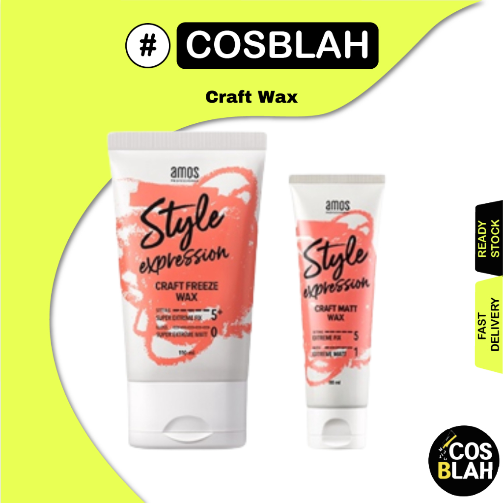 [AMOS PROFESSIONAL] Craft Wax Freeze Wax 110ml | Shopee Malaysia