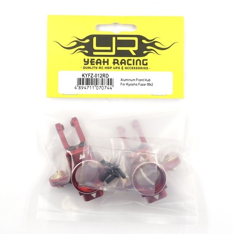 Yeah Racing KYFZ-012RD Aluminum Front Hub For Kyosho 1/10 Fazer Mk2 ...