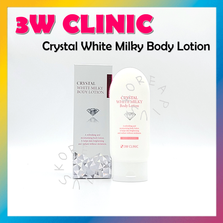 [3W CLINIC] Crystal White Milky Body Lotion 150g | Shopee Malaysia