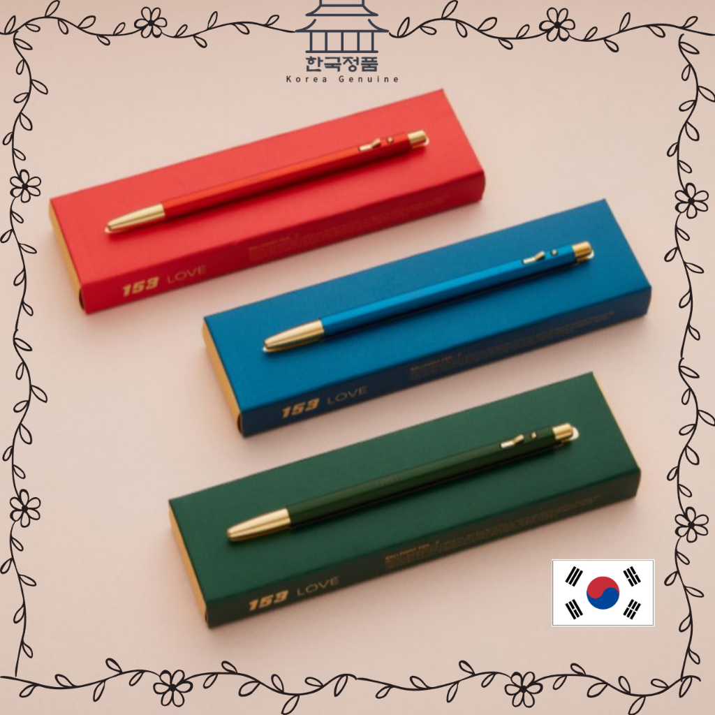 Monami 153 Love Vivid Luxury Ballpoint Pen. Made in Korea | Shopee Malaysia