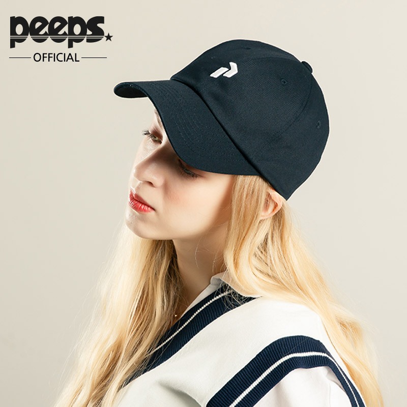 [PEEPS] Small Volume Logo Ball Cap(Black) | Shopee Malaysia