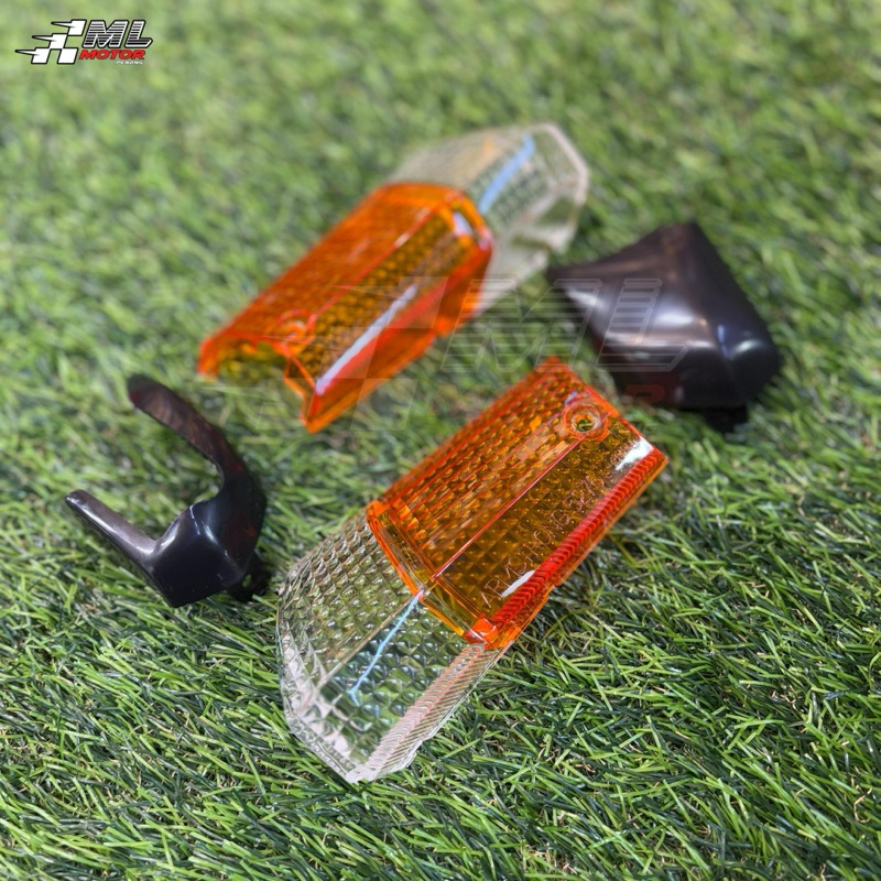 Honda EX5 Dream YELLOW 【STANDARD】Front Winker Signal Cover Len Tail ...