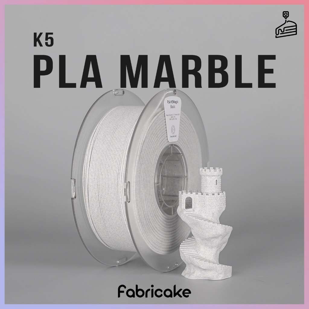 Kexcelled K5 PLA Marble | Marble 3D Printing Filament for Bambulab ...