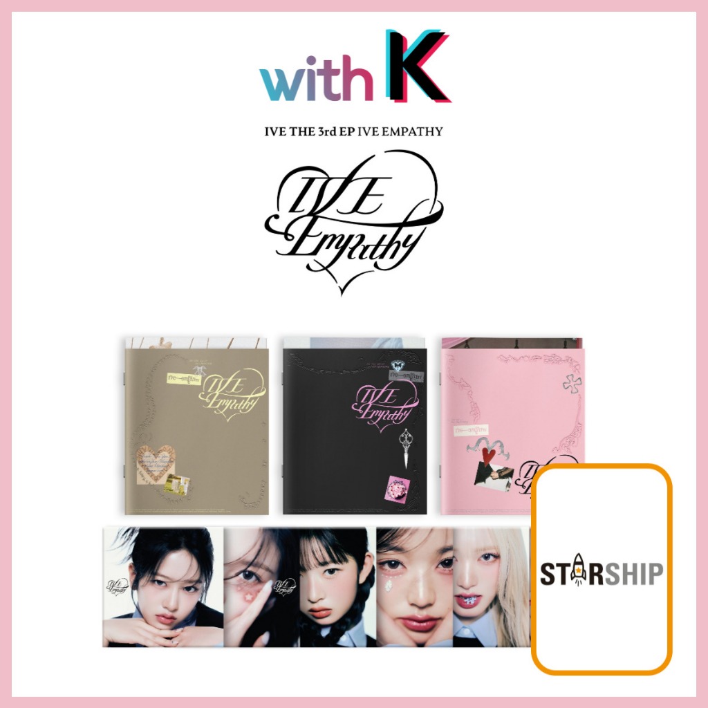 [Starship] (VER SET+DIGIPACK SET) IVE - IVE EMPATHY / 3rd EP Album | Shopee Malaysia