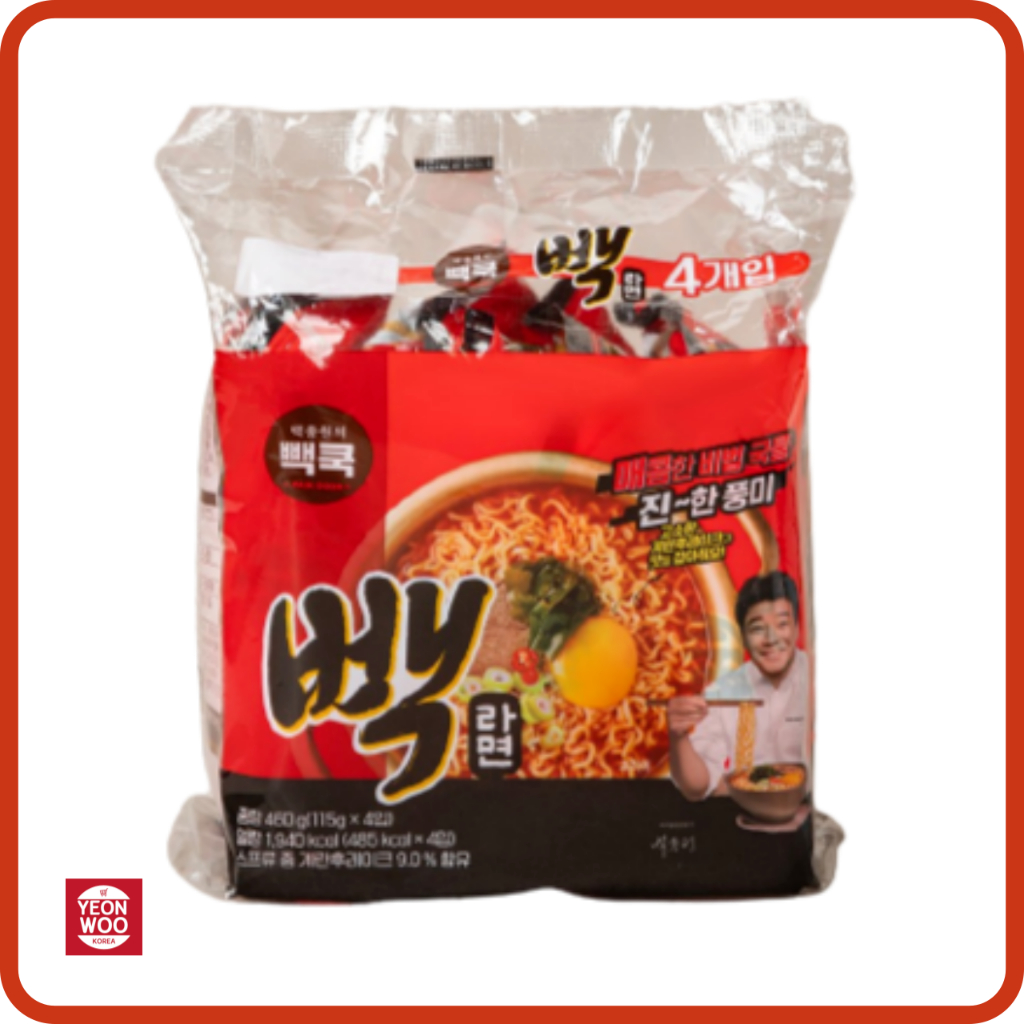 Paik Cook Paik jong won Ramen Korean instant noodles from korea ...