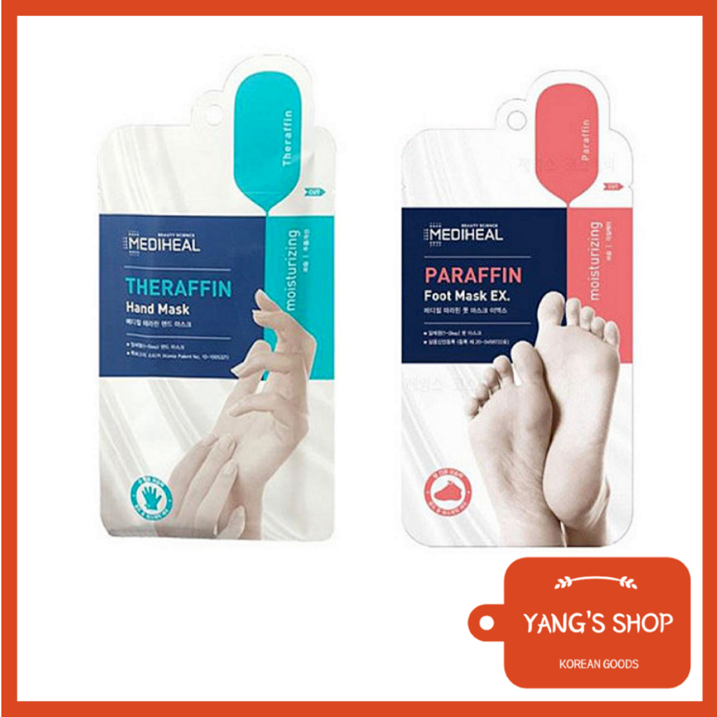[MEDIHEAL] Paraffin Foot Mask / Theraffin Hand Mask X 1pcs | Shopee ...