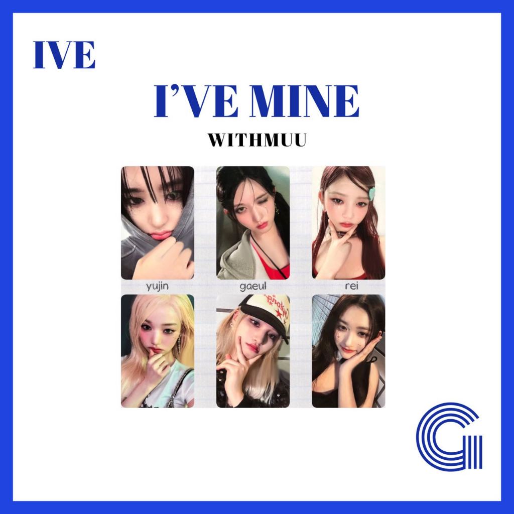 【WITHMUU POB】 IVE - THE 1st EP [I'VE MINE] PHOTOCARD | Shopee Malaysia