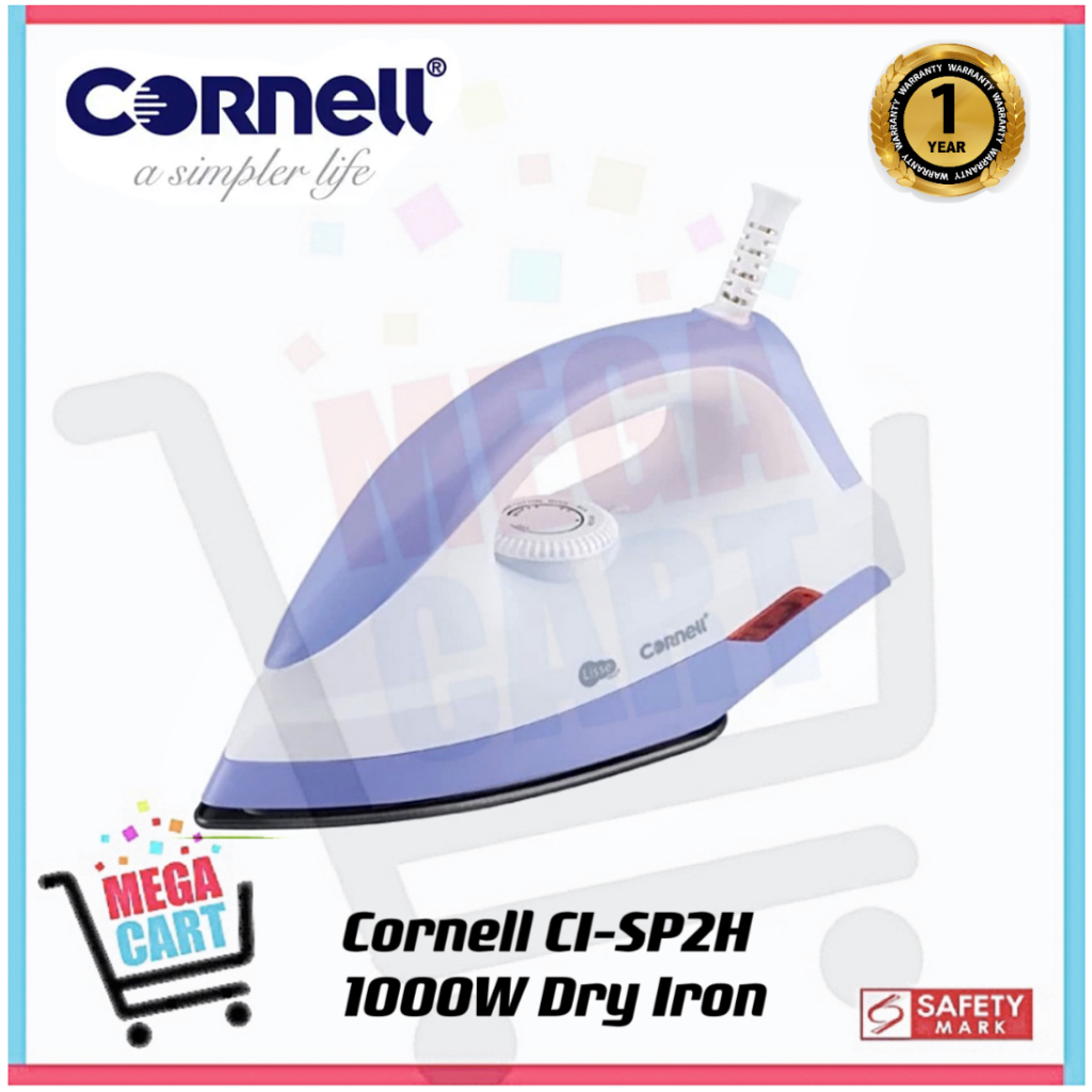 Cornell 1000W Electric Dry Iron CI-SP2H | CISP2H (1 Year Warranty) | Shopee Malaysia