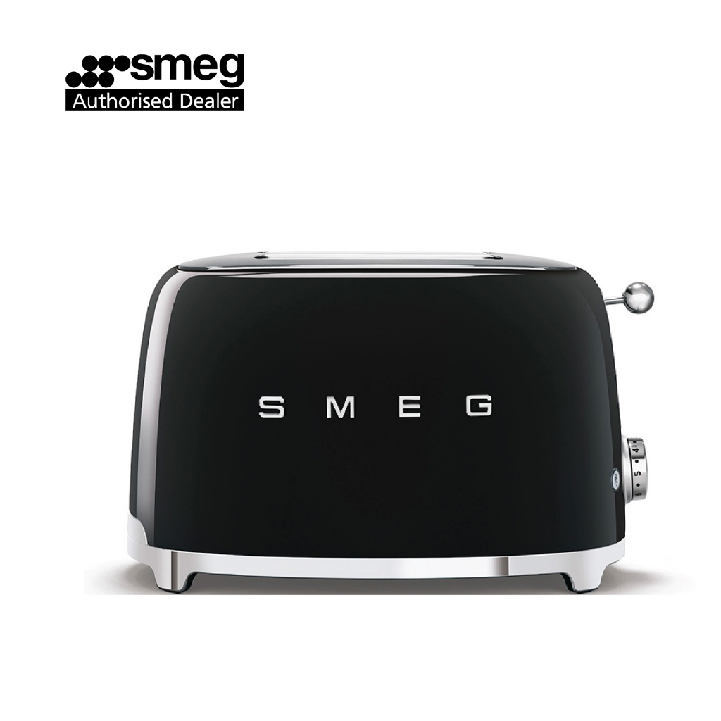 Smeg 50’s Retro Style Aesthetic Toaster TSF01 (Black) | Shopee Malaysia