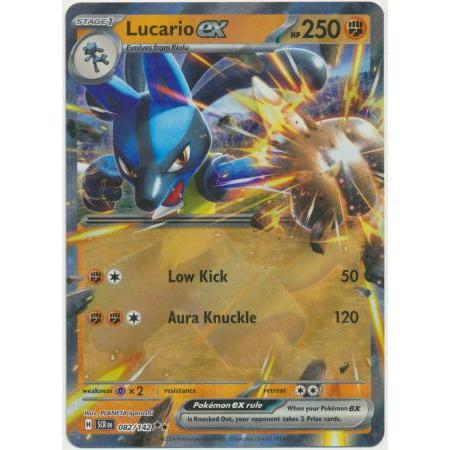 Pokemon TCG Card Lucario EX SV Stellar Crown 082/142 Ultra | Shopee Malaysia