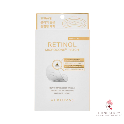 ACROPASS Retinol Microcone Patch 1box(3 pair/6 patch) Intensive Wrinkle ...