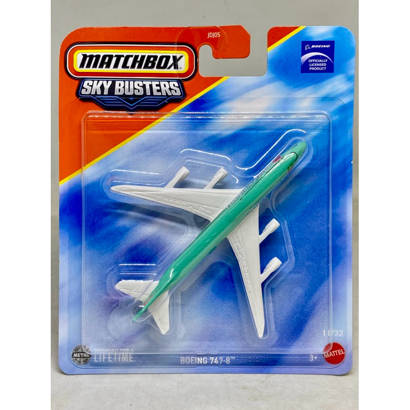 Matchbox BOEING 747 8 AIRLINER Green Lokelani Transporter Sky Busters ...