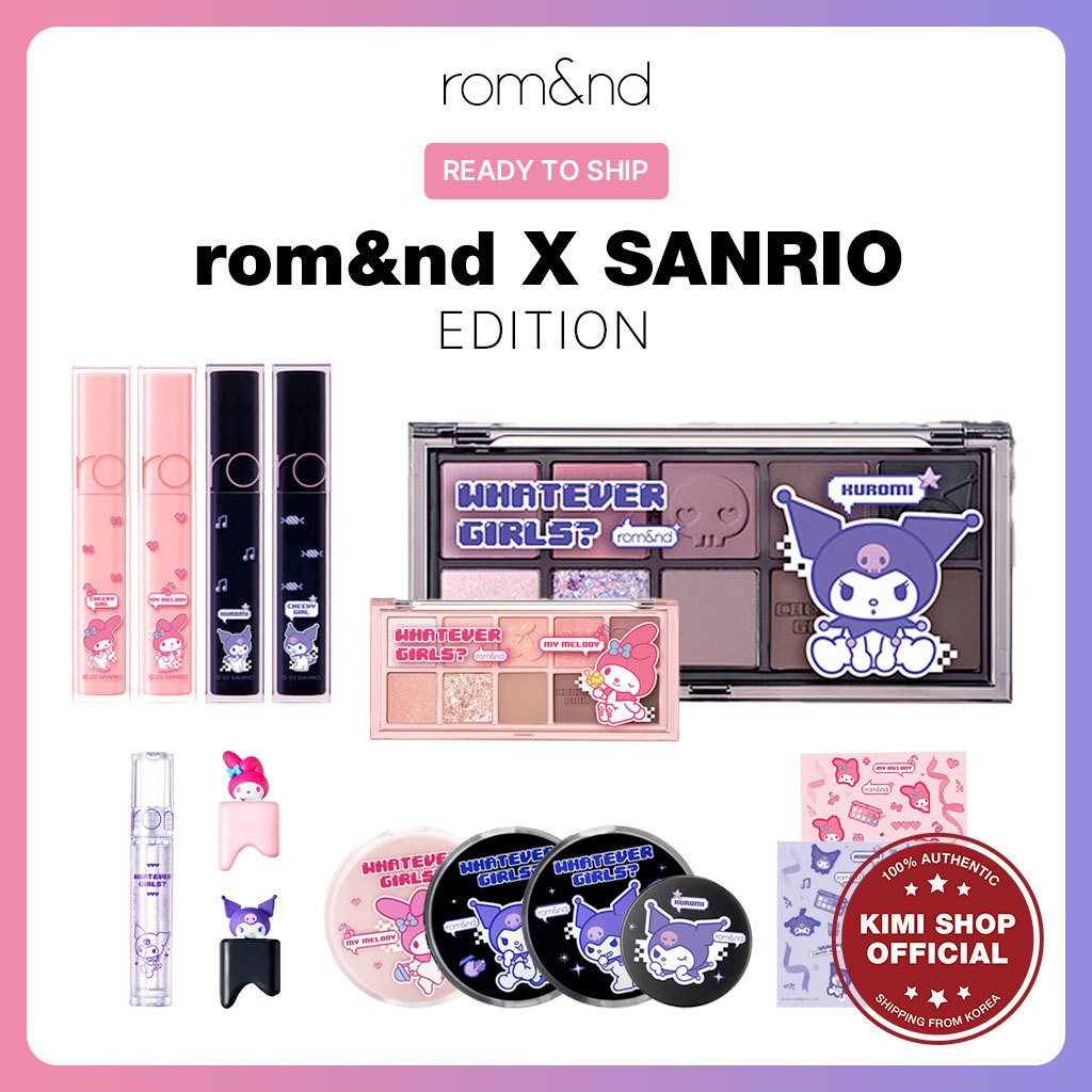[ROM&ND] Romand X Sanrio Special Edition Cushion Tint Topper Sticker ...