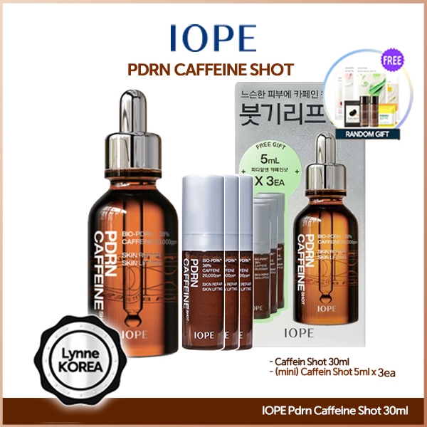 IOPE PDRN CAFFEINE SHOT 30ml + Samples / Ampoule Serum | Shopee Malaysia