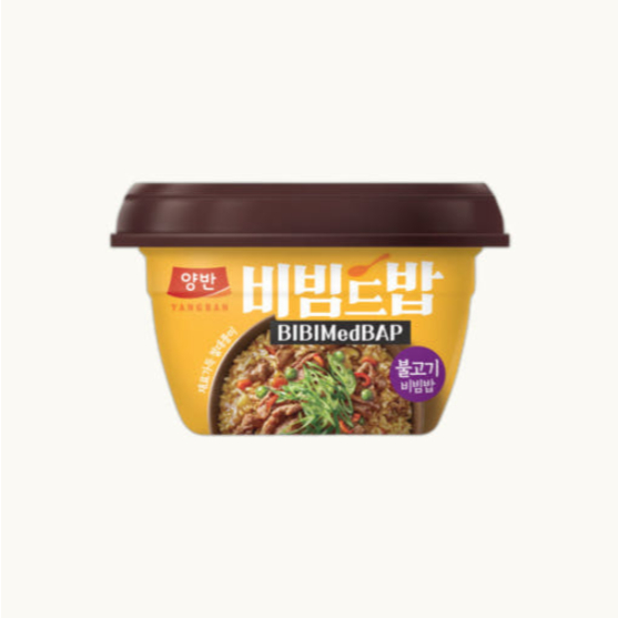 Dongwon Bulgogi Bibimbap and 2 other cup rice (stone pot bibimbap ...