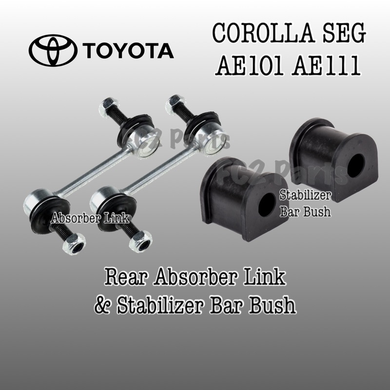 OEM Thailand 1car 4pcs Toyota Corolla SEG AE101 AE111 REAR Absorber ...