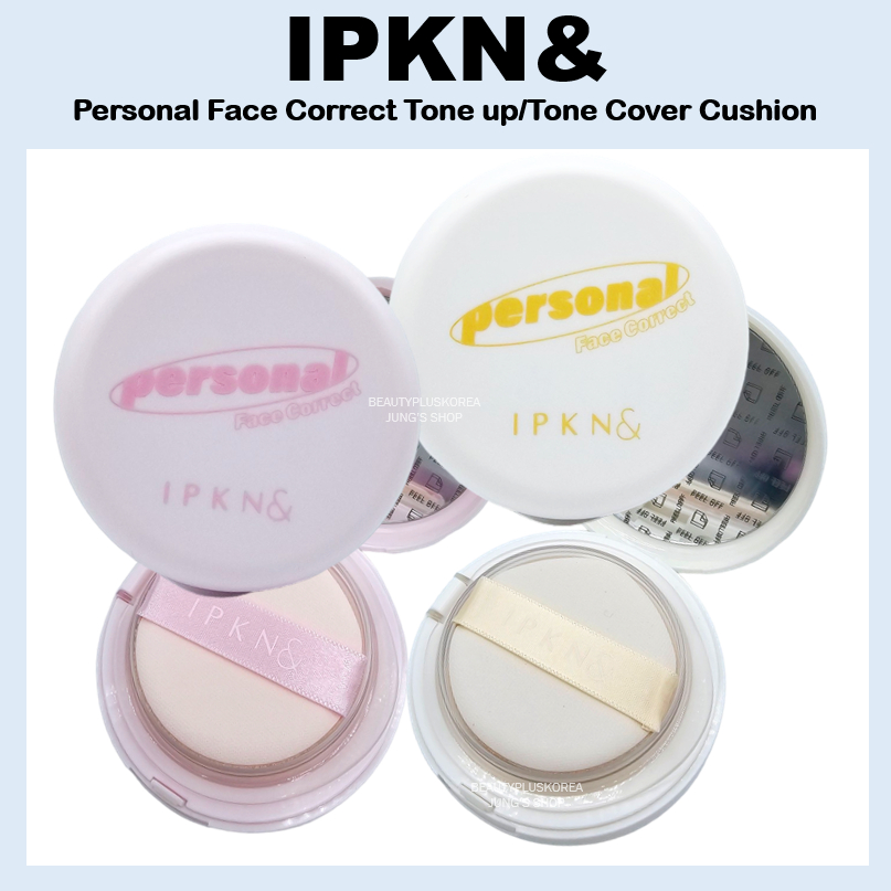[IPKN] Personal Face Correct Tone up/Tone Cover Cushion 13g IPKN& | Shopee Malaysia