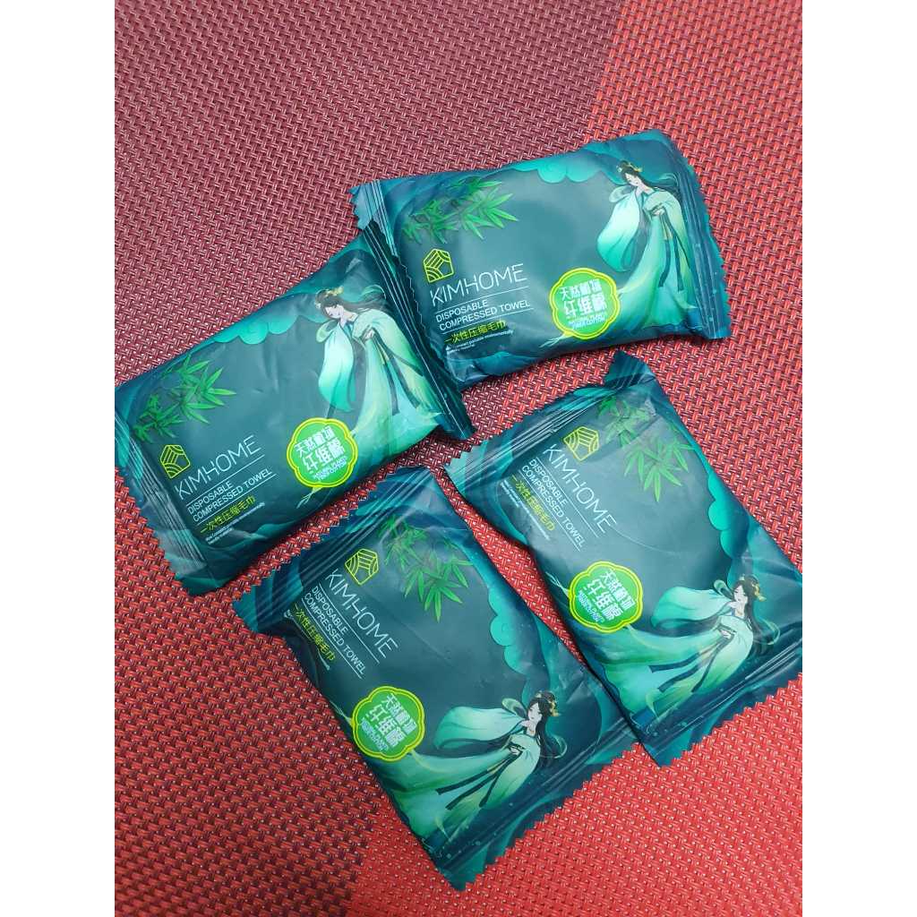 Compressed Disposable One Time Use Portable Compact Face Travel Towel ...